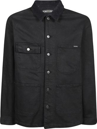 Tom Ford Homme, Vestes, Bleu, Taille: XL Denim Jacket