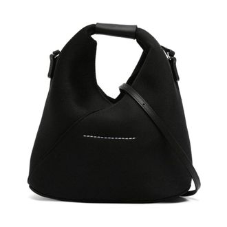 Maison Margiela Femme, Sacs, Noir, Taille: ONE Size Sac Bandouli&egrave;re en Maille Japonaise