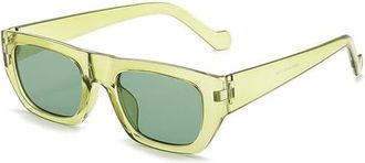 Generic Lunettes De Soleil Carr&eacute;es &Agrave; Petite Monture For Hommes, For Femmes, Vacances En Plein Air(Green)