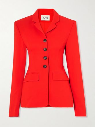 Tove Veste En Tissu Merl - Rouge