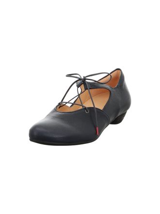 Think Damen Grace chromfrei gegerbte nachhaltige Halbschuhe, Navy 8000