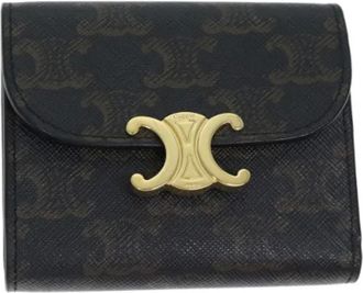 Celine Pre-owned Cuir petite-maroquinerie - Femme - Pre-owned - Brun - Taille: ONE Size