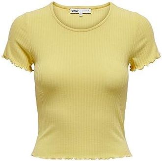 Only ONLEMMA S/S Short Top Noos JRS T-Shirt, Dusky Citron, XS Femme