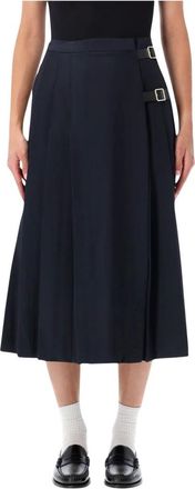 Barbour Femme, Jupes, Bleu, Taille: 38 FR Jupe Mi-long matelass&eacute;e
