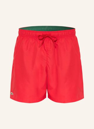 Lacoste Badeshorts rot