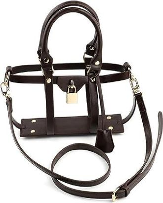 Generic Ensemble de sacs fourre-tout creux pour sac à bandoulière à monter soi-même, trousse de conversion en polyuréthane pour sac à main noir/café, accessoi