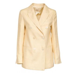 Montedoro Red Gekn&ouml;pfter zweireihiger Blazer - - Jackets - Damen - Gelb - 2XS