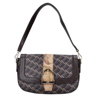 Alviero Martini 1A Classe Sac &agrave; bandouli&egrave;re Geo Print - Femme - Sacs - Brun - Taille: ONE Size