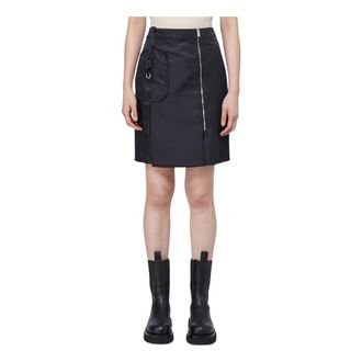 Alyx Sportlicher Rei&szlig;verschlussrock - - Skirts - Damen - Schwarzk - S