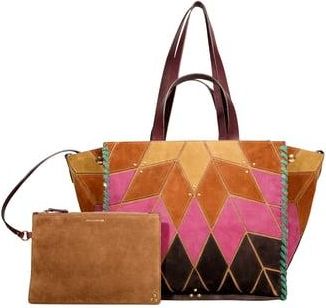 Jerome Dreyfuss Sac cabas fantaisie L&eacute;on M en cuir