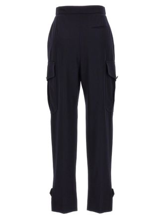 Alexander McQueen Wool-Blend Cargo Cargo Pants - Black
