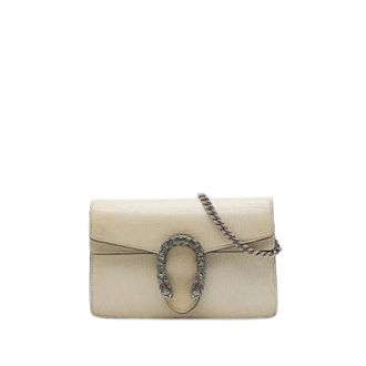 Gucci Sac bandouli&egrave;re Pre-owned - Femme - Pre-owned - Beige - Taille: ONE Size