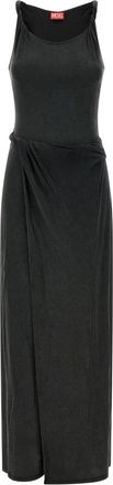 Diesel Femme, Robes, Noir, Taille: 38 FR Long D-Estiga-S1 Dress