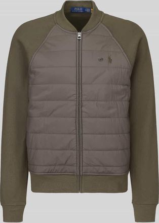 Polo Ralph Lauren Regular Fit Strickjacke mit gestepptem Frontpanel