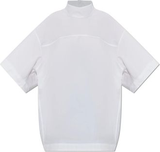 Ami Femme, Blouses et Chemises, Blanc, Taille: 32 FR Chemise &agrave; col montant