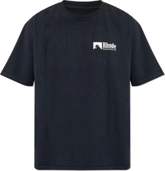 Rhude Homme, Tops, Noir, Taille: 2XL T-Chemises