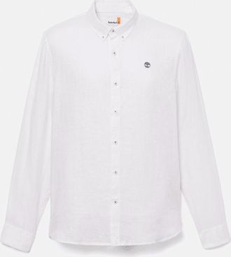Timberland Mill Brook Leinenhemd f&uuml;r Herren in Wei&szlig;, Herren, Wei&szlig;, Gr&ouml;&szlig;e