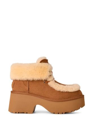 UGG Stiefel - W Esmee Lace Up Ankle Boots - Gr. 37 (EU) - in Braun - f&uuml;r Damen