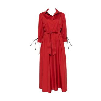 Max Mara Femme, Robes, Rouge, Taille: 42 FR Robe chemise