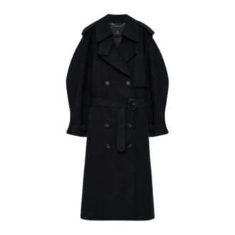 Anine Bing Pascale Maxi Trench - - Coats - Damen - Schwarzk - S