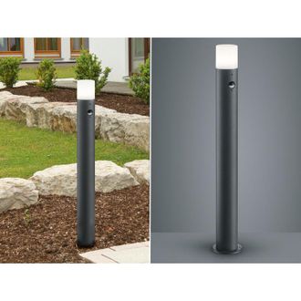 Trio Pollerleuchte hoosic mit Bewegungsmelder in Anthrazit, H&ouml;he 80cm