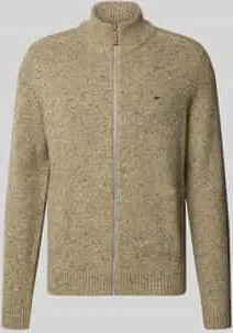 Fynch-Hatton Regular Fit Strickjacke mit Stehkragen