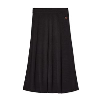 Busnel Eleganter Schwarzer A-Linien-Rock - - Skirts - Damen - Schwarzk - S