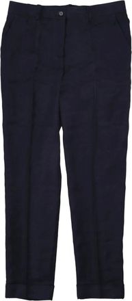 P.A.R.O.S.H. P.a.r.o.s.h., Femme, Pantalons, Bleu, Taille: 40 FR Raisa25 Cropped Pantalons