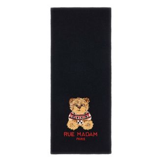 Rue Madam Marvin Love Schal - - Accessories - Damen - Schwarzk - ONE SIZE