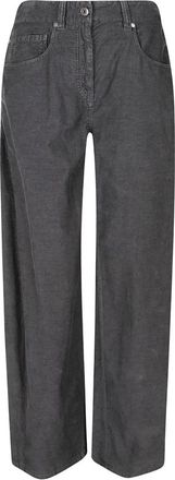 Brunello Cucinelli Damen, Hosen, Grau, SGr&ouml;&szlig;e