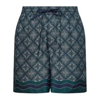 Casablanca Radiating Monogram Deck Shorts - - Shorts - Herren - Mehrfarbig - L