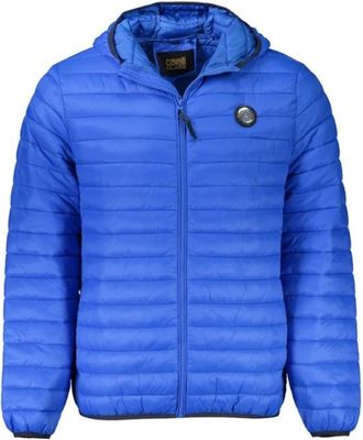 Cavalli Homme, Vestes, Bleu, Taille: 2XL Veste Rembourr&eacute;e &agrave; Capuche