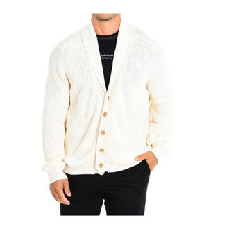 La Martina Lang&auml;rmliger Strick-Cardigan - - Knitwear - Herren - Beige - L
