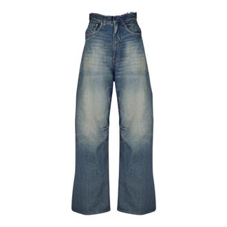 Maison Margiela Wide Jeans - - Jeans - Damen - Blau - W28
