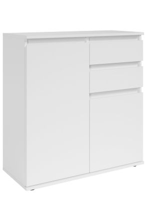 Boxxx Kommode Brest, Wei&szlig;, Holzwerkstoff, 1 F&auml;cher, 1 Schublade(n) Schubladen, 80x84x35 cm, Typenauswahl, stehend, in verschiedenen Gr&ouml;&szlig;en erh&auml;ltlich, Wohnz