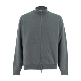 Drumohr Reversible Jacket - Homme - Pulls - Gris - Taille: 2XL
