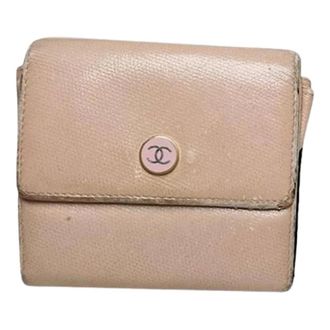 Chanel Pre-owned 19 Wallet - Femme - Pre-owned - Beige - Taille: ONE Size