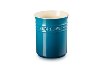 LE CREUSET Topf für Kochkellen aus Steinzeug, 1,1 Liter, Deep Teal, 71501116420001