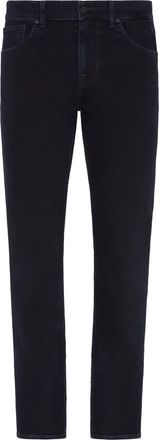 7 For All Mankind Herren Slimmy Luxe Performance Blue Black Jeans, Dark Blue, 33W EU