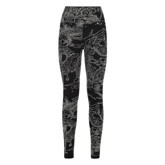 Philipp Plein Jogging Leggings Skelett-Tattoo - - Trousers - Damen - Schwarzk - XS