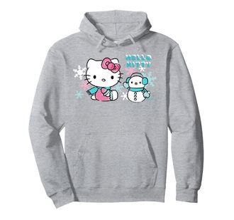 Hello Kitty Charmmy Winter Wonderland Sweet Cute XOX Classic Pullover Hoodie