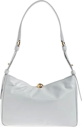 Furla Femme, Sacs, Bleu, Taille: ONE Size Sfera Soft Medium Shoulder Bag