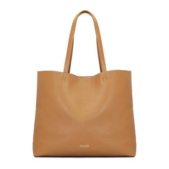 Kazar Femme, Sacs, Brun, Taille: ONE Size Grand sac &agrave; bandouli&egrave;re marron clair