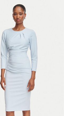 Rinascimento Rinascimento Coctailkleid CFC0131070003 Hellblau Slim Fit