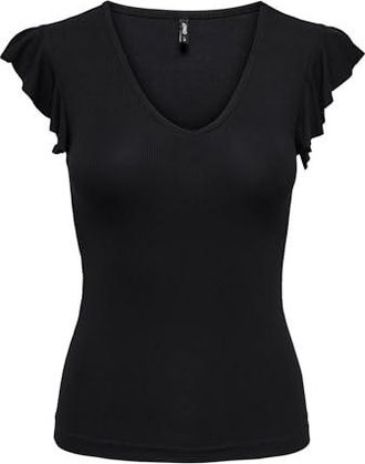 Only Only Onlbelia S/L JRS Top pour Femme - Noir - S