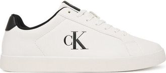 Calvin Klein Sneakers 3 Cupsole Derby Pu Smo HM0HM02458 Wei&szlig;