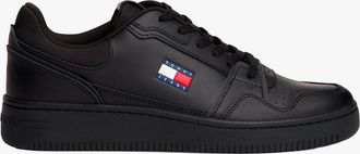 Tommy Hilfiger Baskets r&eacute;tro en cuir &agrave; semelle crant&eacute;e