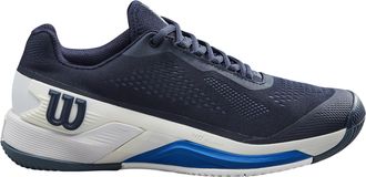 Wilson Herren Rush Pro 4.0 Ac Tennisschuhe Allcourtschuh Dunkelblau - Weiß, 49 1/3 EU