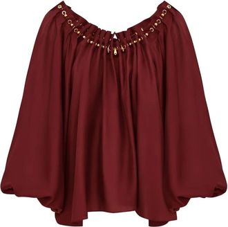 Zimmermann Femme, Blouses et Chemises, Rouge, Taille: 38 FR Aster Blouse