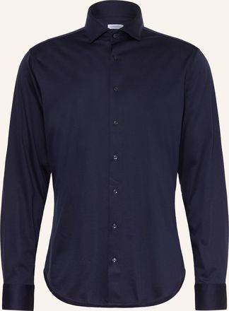 Seidensticker Seidensticker Jerseyhemd Shaped Fit blau